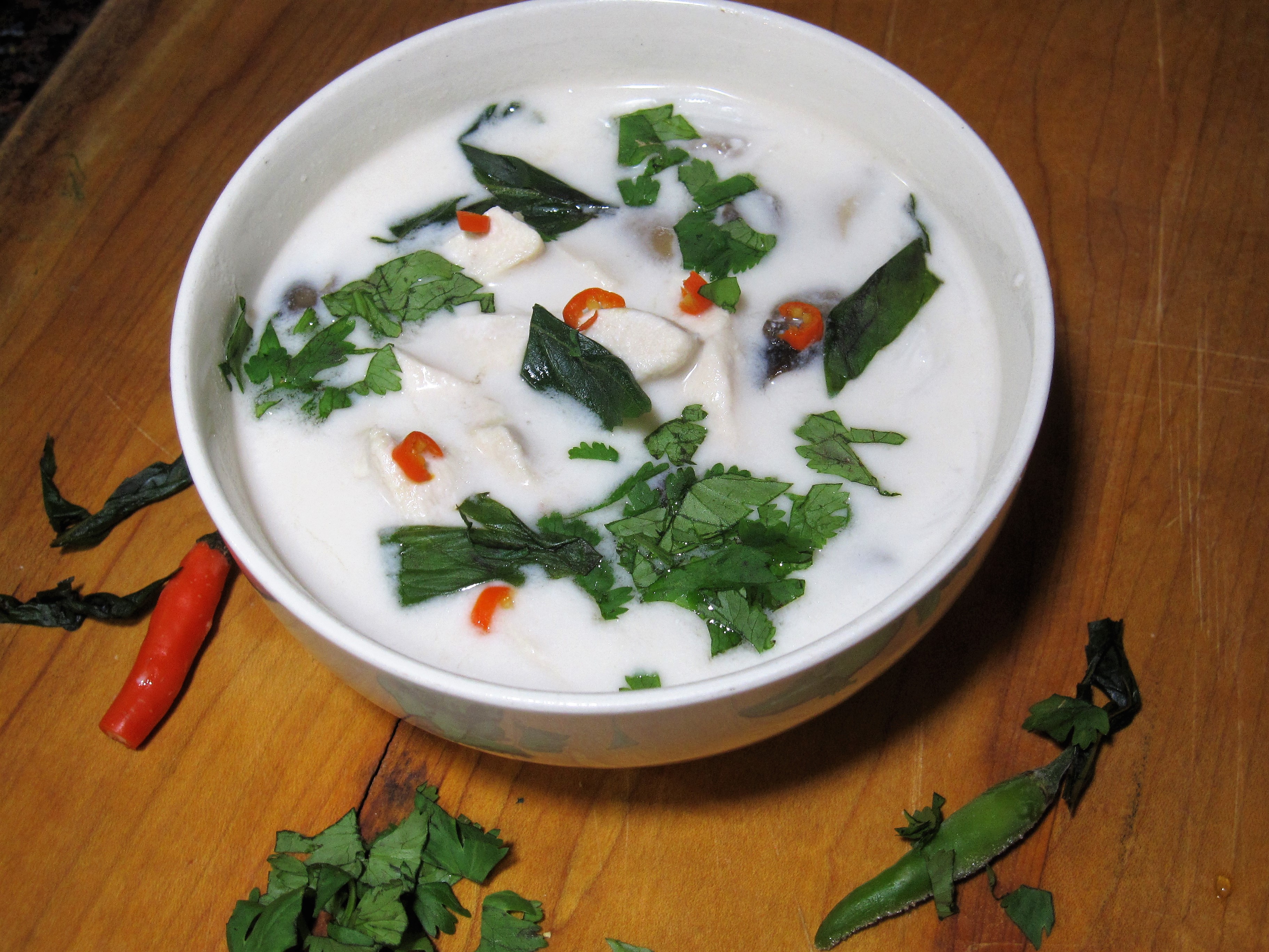 Thai Coconut Milk Soup - Tom Kha Gai - New York Food Journal Thai Coconut Milk Soup - Tom Kha Gai - New York Food Journal